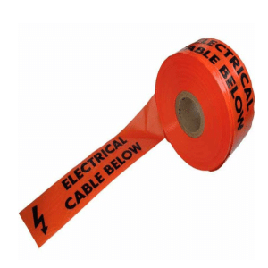 Warning Tape Orange "Electrical Cables Below" 300M - Promains