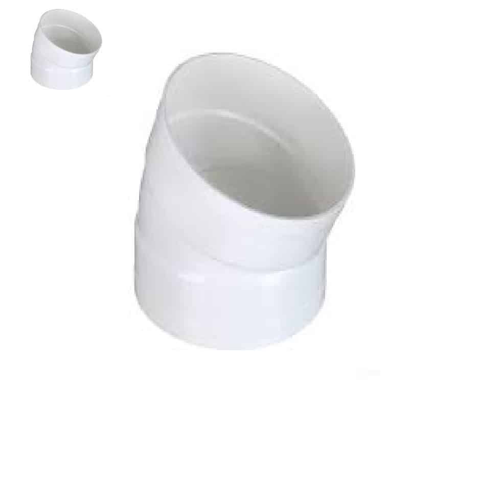 PVC Stormwater Bend 90mm x 15 deg - Promains