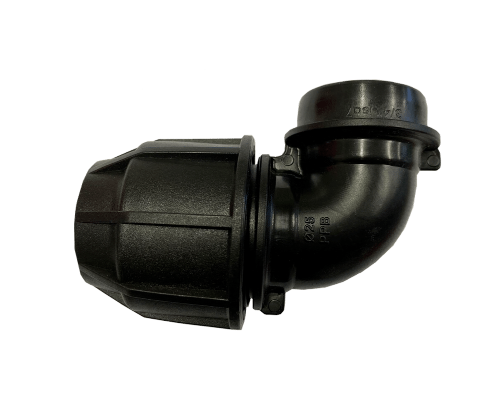 Esse MDPE Female Elbow 90 degree 63OD x 50mm BSP - Promains