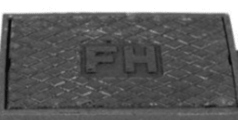 Skellerns Hydrant Box Lid only Ductile Iron 400mm x 255mm - Promains