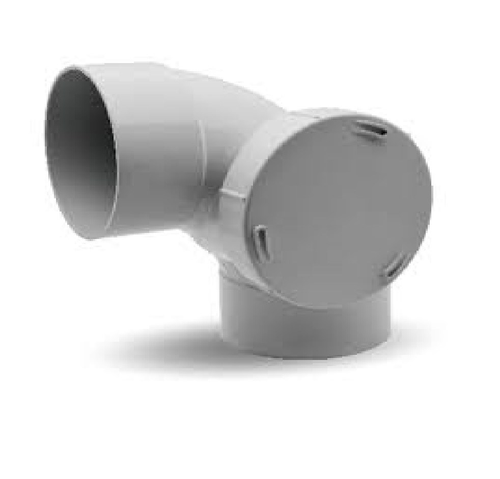 PVC DWV Inspection Bend 100mm x 88 deg - Promains