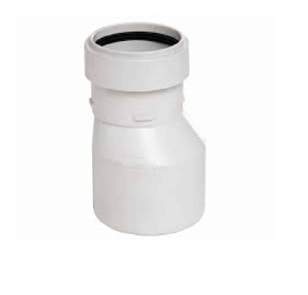 PVC DWV Level Invert Reducer 150mm x 100mm RRJ - Promains