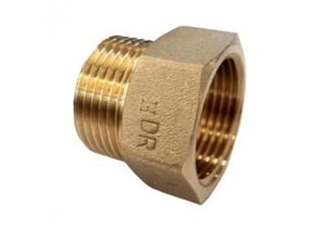 Brass Male & Female Reducing Socket 25mm-15mm - Promains