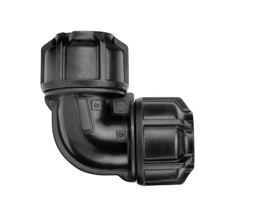 Philmac MDPE Elbow 90 degree 63OD - Promains