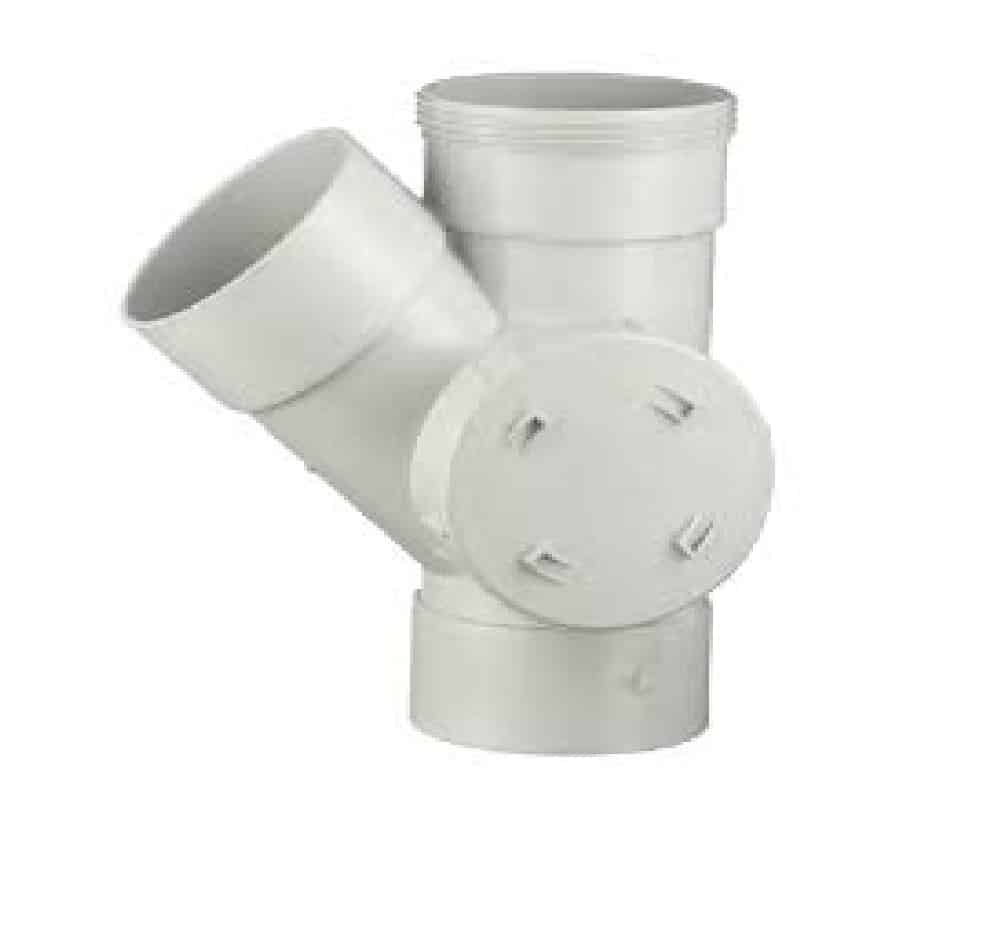 PVC DWV Inspection Junction LH 100mm - Promains
