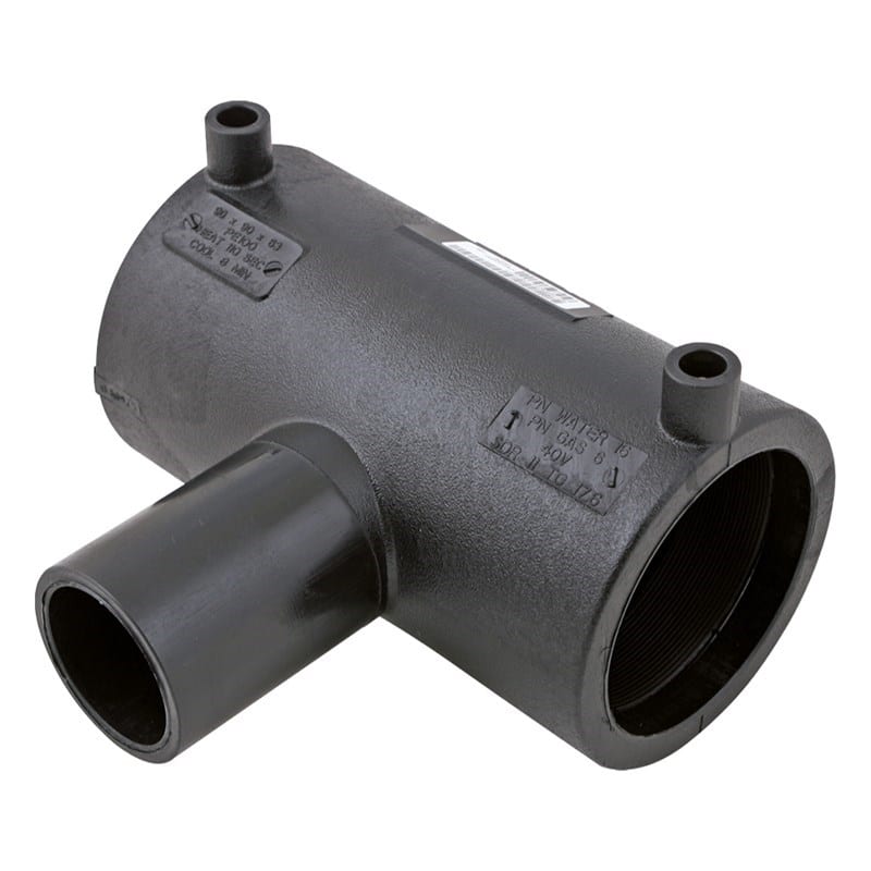 Fusion EF Reducing Tee 125OD x 63OD SDR11/17 - Promains