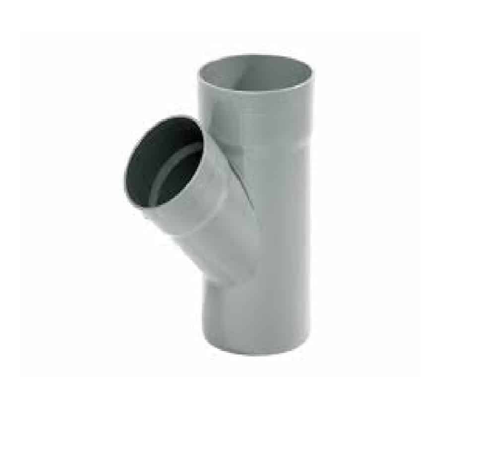PVC Stormwater Junction 150mm x 100mm x 45 deg - Promains
