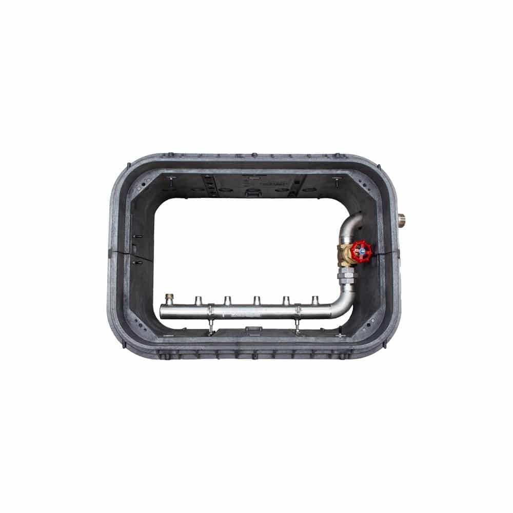 Channell BULK4 c/w 6 Way Water Manifold (14"/350mm) - Promains
